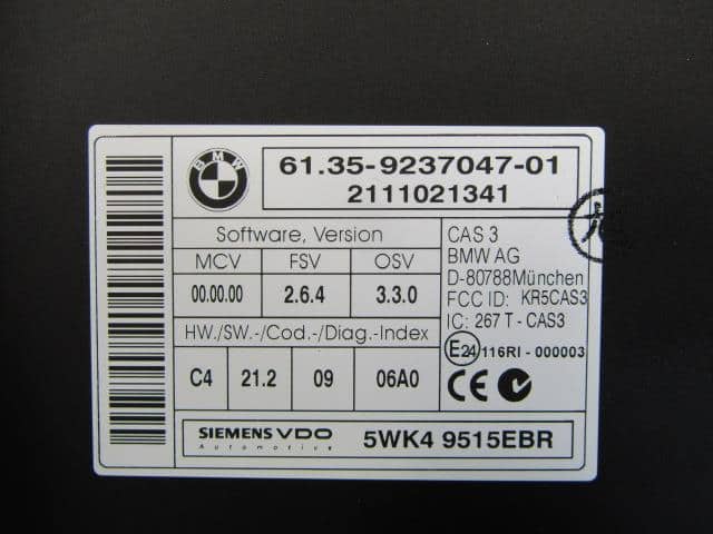 [Used]Control Unit BMW 1 Series 2011 LBA-UE16 61359395657 - BE FORWARD ...