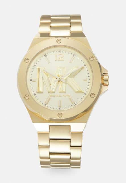 [New]Michael Kors Michael Kors clock LENNOX UNISEX - Watch - gold ...