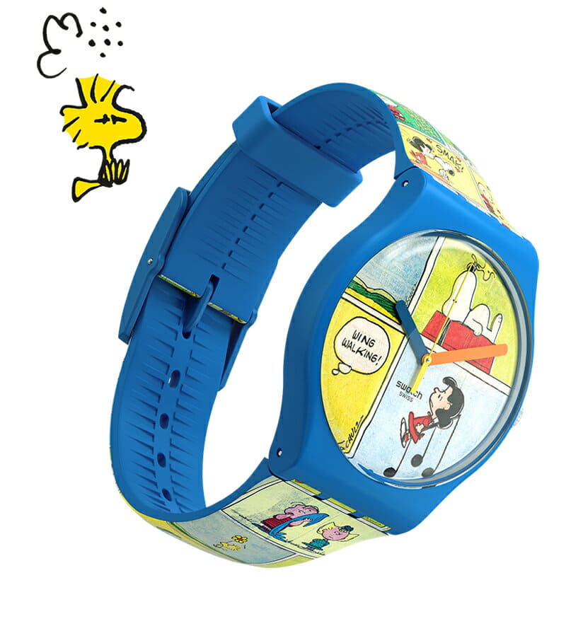 [New]Swatch swatch X peanut Peanuts comic strip SMAK! SO29Z108 mens ...