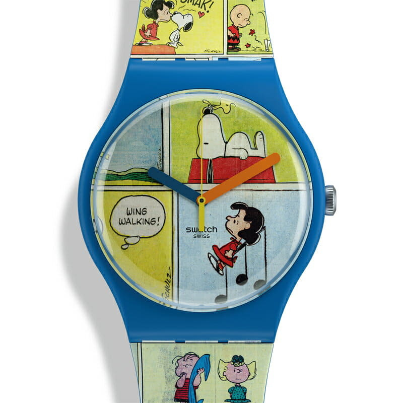 [New]Swatch swatch X peanut Peanuts comic strip SMAK! SO29Z108 mens ...