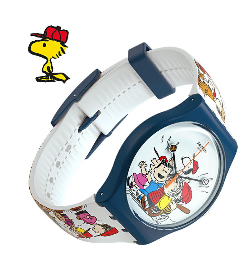 [New]Swatch swatch X peanut PEANUTS FIRST BASE POW WOW SO29Z107 mens ...