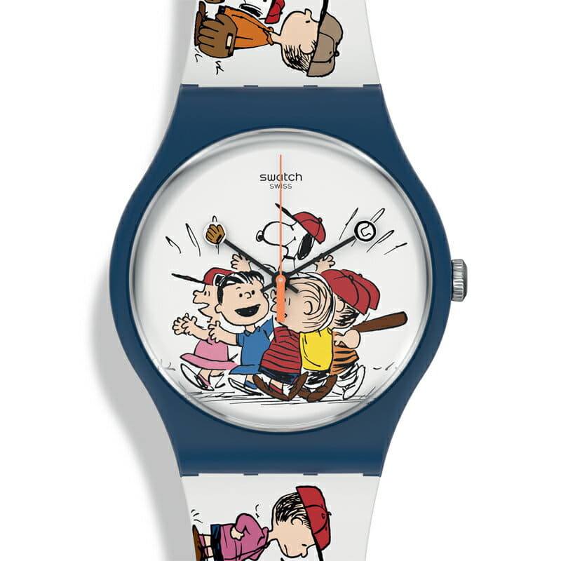 [New]Swatch swatch X peanut PEANUTS FIRST BASE POW WOW SO29Z107 mens ...
