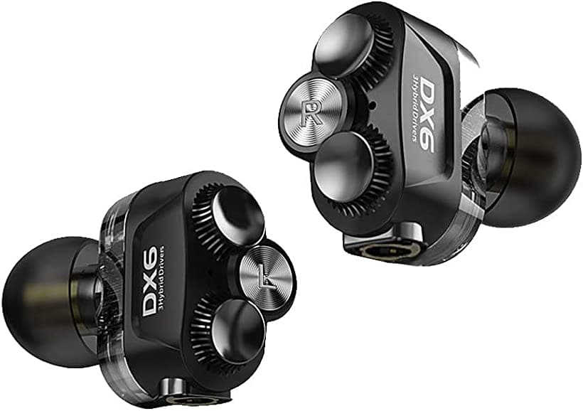 [New]DX6 earphone canal type Hybrid driver Unit 1BA+2DD MMCX connector ...