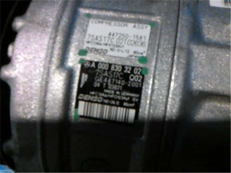 [Used]A/C Compressor MERCEDES-BENZ V-Class 2016 ABA-639350 A0008303202 ...