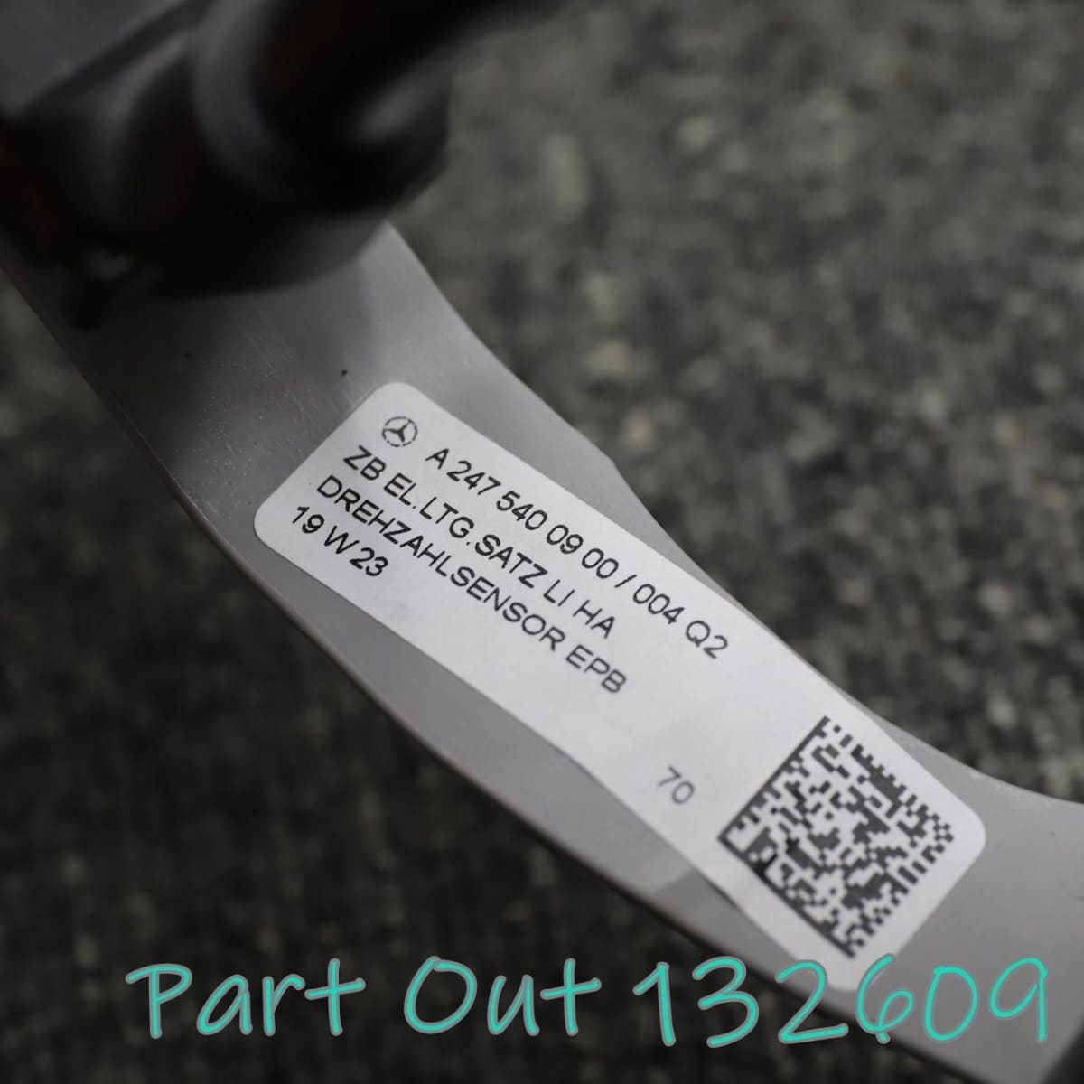 [Used][M-20]Benz W177 A200d Right Rear ABS sensor harness wire wiring ...