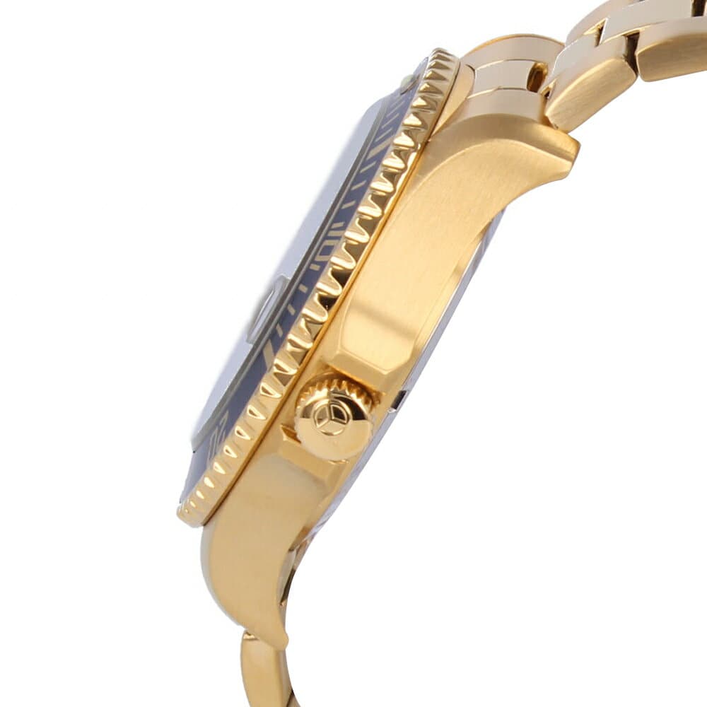 [New]ICEWATCH ice ICE steel ice steal clock mens quartz metal Gold Navy ...