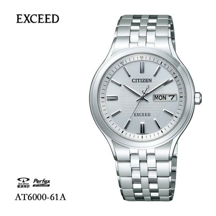 [New]up to 3,000 ! It is EXCEED radio time signal Eco Drive mens AT6000 ...