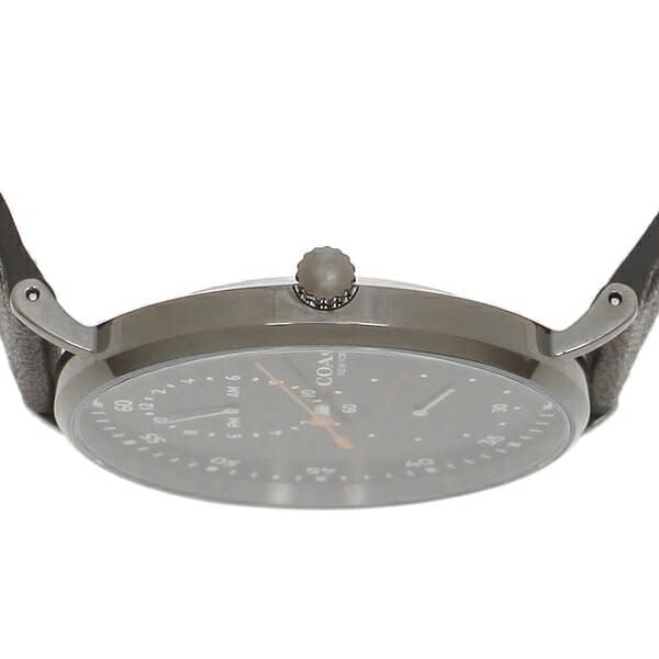 [New]Coach clock mens Charles 41mm quartz white Black COACH 14602476 ...