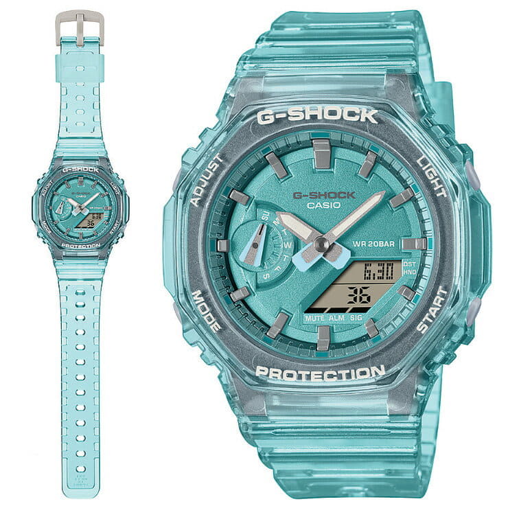 [New]G-SHOCK mid size metallic skeleton blue GMA-S2100SK-2AJF CASIO ...