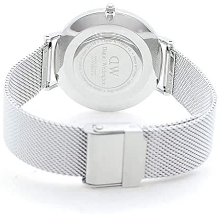 [New]Daniel Wellington Ladies mens Silver Black Daniel Wellington ...