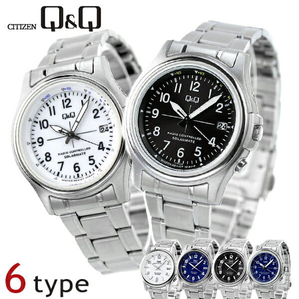 [New]CITIZEN Q & Q Citizen Q & Q solar mate Electric wave solar mens ...