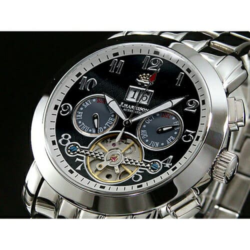 [New]J.HARRISON big temp self-winding watch & rolling by hand JH-008BB ...