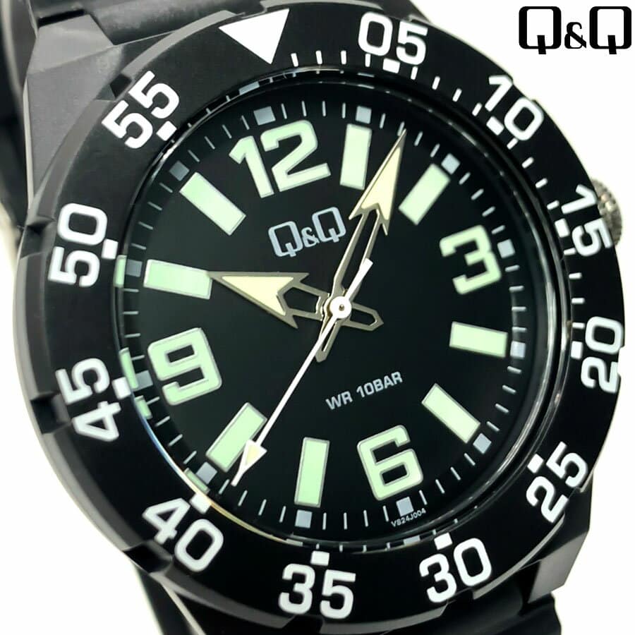 [New]Citizen CITIZEN Q&Q Q&Q quartz mens round 10 bar water resistant ...