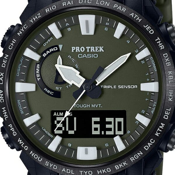 [New]PRO TREK climber line PRW-61Y-3JF mens Electric wave solar biomass ...