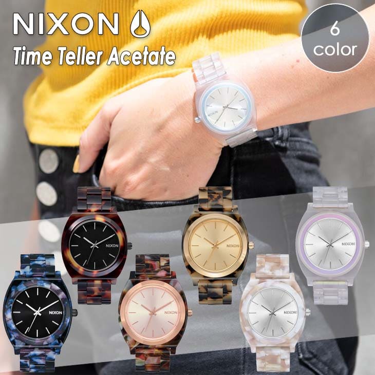[New]NIXON NIXON watch mens Ladies Time Teller Acetate time Teller ...