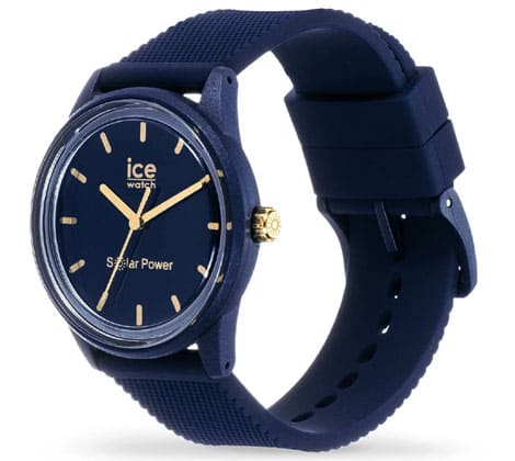 [New]ice watch ice 018393 ICE SOLAR POWER Navy Gold Small Solar battery ...