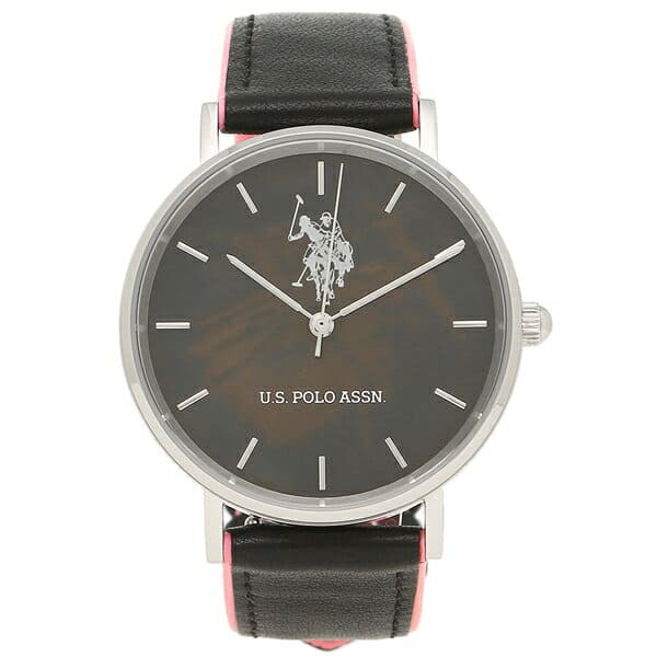[New]US Polo clock Ladies mens US POLO ASSN US-1A-BK Black shell Black ...
