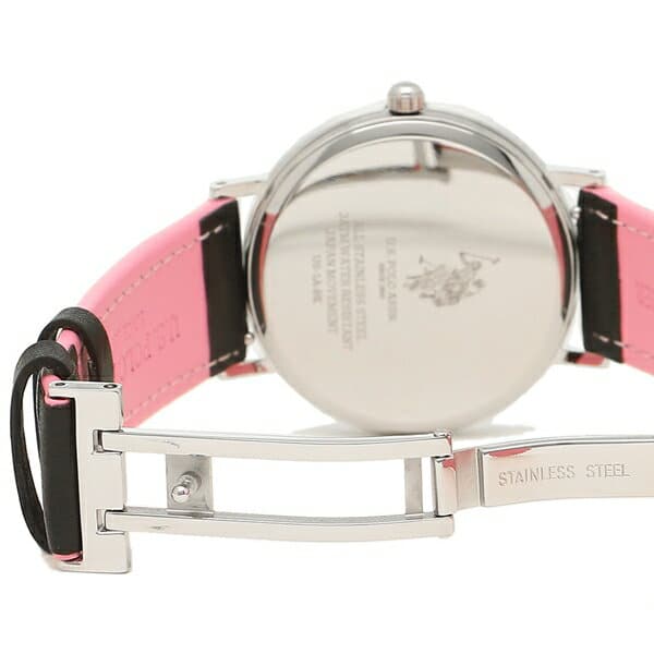 [New]US Polo clock Ladies mens US POLO ASSN US-1A-BK Black shell Black ...