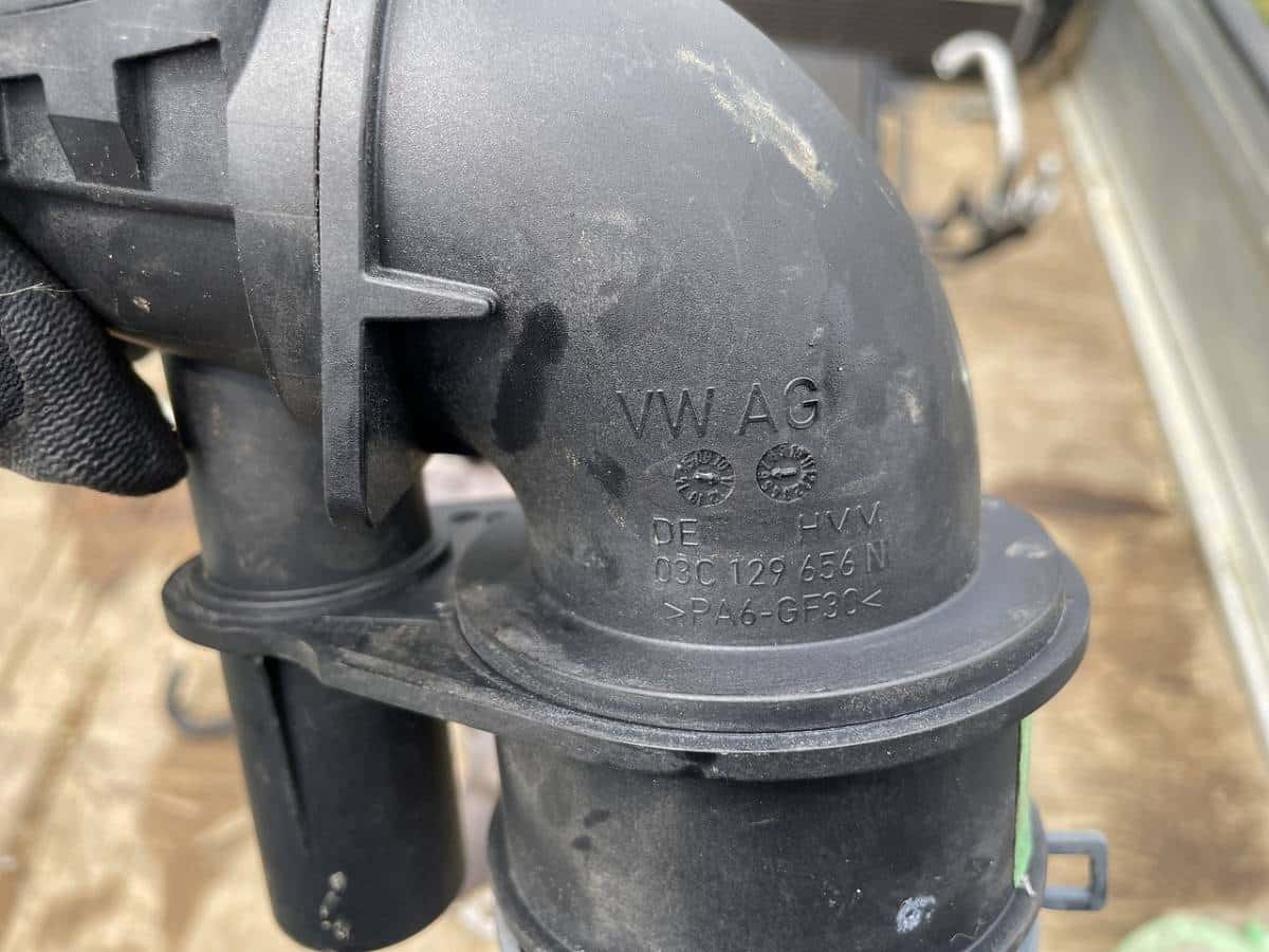 [Used]Audi A1 2012 8XCAX Genuine turbo turbine vacuum hose 03C129656N ...