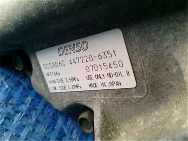 [Used]A/C Compressor TOYOTA Corolla Fielder 2002 TA-NZE121G 883201A481 ...