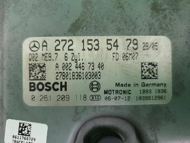 [Used] Engine Control Unit / ECU MERCEDES-BENZ E-Class 2007 A 272 153 ...