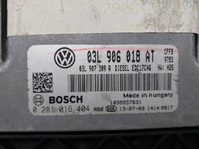 [Used] Engine Control Unit / ECU VOLKSWAGEN Jetta 2014 03L 906 018 AT ...