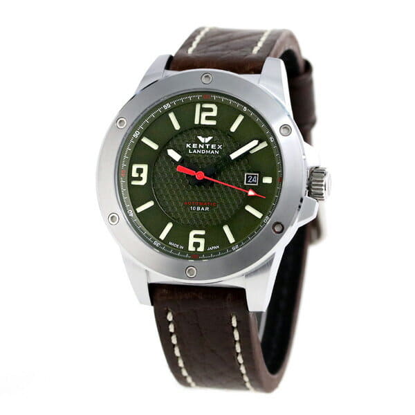 [New]Ken tex Automatic winding S763X-02 khaki X dark brown Kentex - BE ...