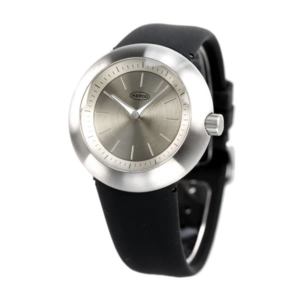 [New]Aic pod Duo pod 42mm quartz IPD005SILB mens Black IKEPOD - BE ...