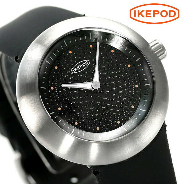[New]Aic pod Duo pod 42mm quartz IPD004SILB mens Black IKEPOD - BE ...