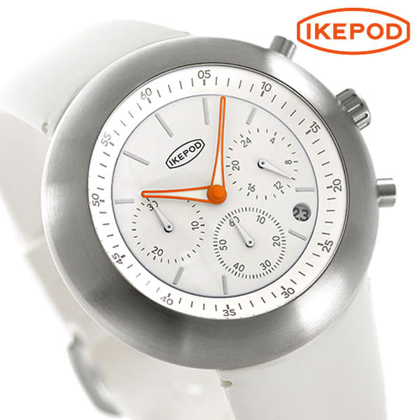 [New]Aic pod Kurono pod 44mm quartz IPC013SILW mens white IKEPOD - BE ...