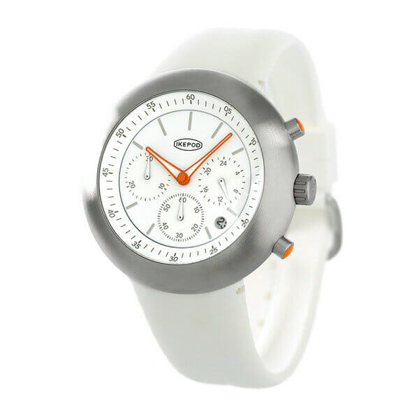 [New]Aic pod Kurono pod 44mm quartz IPC013SILW mens white IKEPOD - BE ...