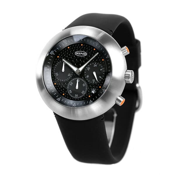 [New]Aic pod Kurono pod 44mm quartz IPC004SILB mens Black IKEPOD - BE ...