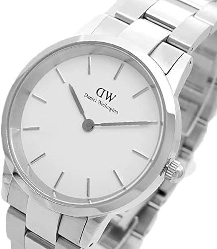 [New]Daniel Wellington Ladies silver-white quartz 36mm Iconic Link ...
