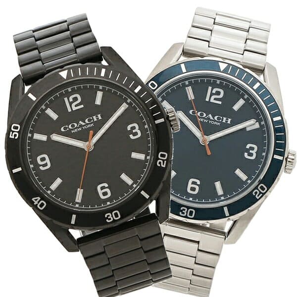 [New]9/16 15:00 - 9/30 9:00 Coach clock mens Preston 44mm quartz COACH ...