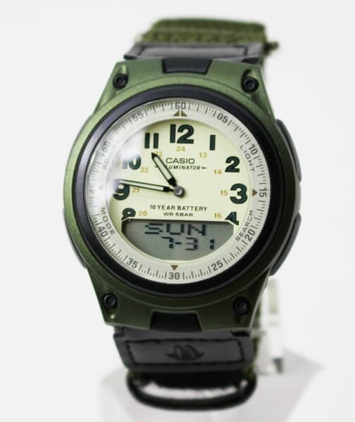 [New]Casio analog digital combination AW-80V-3BJH green - BE FORWARD Store