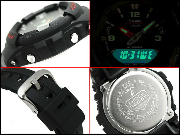[New]G-100-1BV G-SHOCK G-SHOCK gshock Casio CASIO G-100-1B - BE FORWARD ...