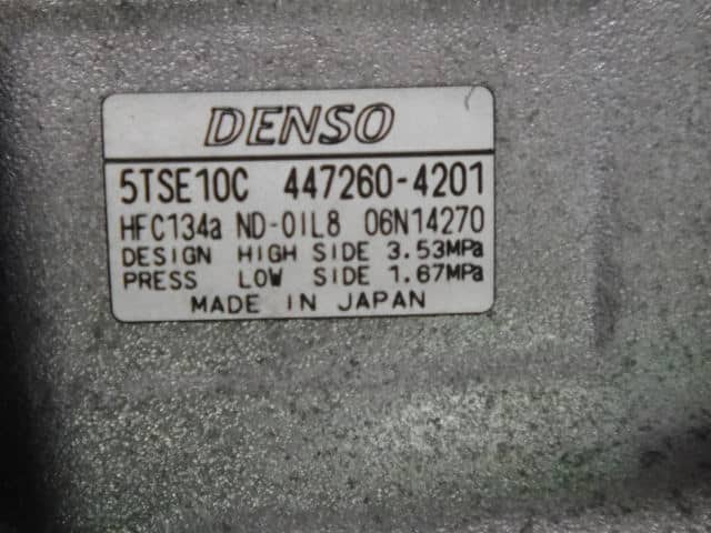 [Used]A/C Compressor SUBARU Trezia 2011 DBA-NSP120X 8831052730 - BE ...