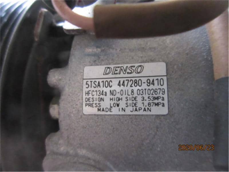 [Used]A/C Compressor TOYOTA Vitz 2016 DBA-KSP130 8832052450 - BE ...