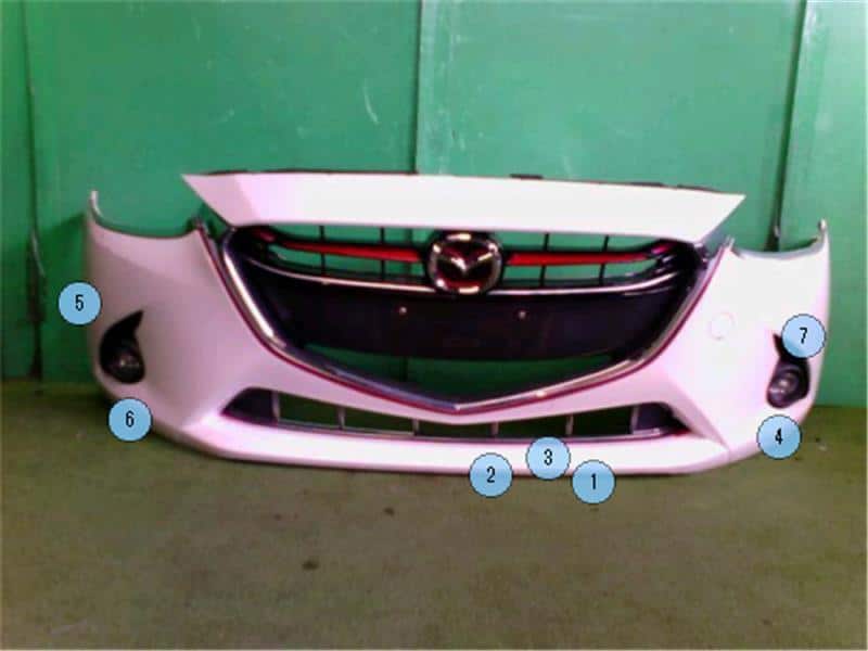 [Used]Front Bumper MAZDA Demio 2015 LDA-DJ5FS - BE FORWARD Auto Parts