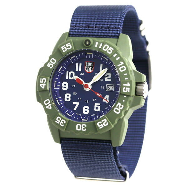 [New]Lumi Knox Navy Shields 3500 series 45mm 3503.ND blue LUMINOX clock ...