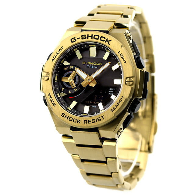 [New]G-SHOCK solar GST-B500GD-9A G-STEEL GST-B500 series Bluetooth mens Casio casio Black Gold ...