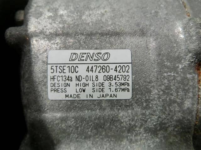 [Used]A/C Compressor TOYOTA Sienta 2018 DBA-NCP175G 8831052750 - BE ...