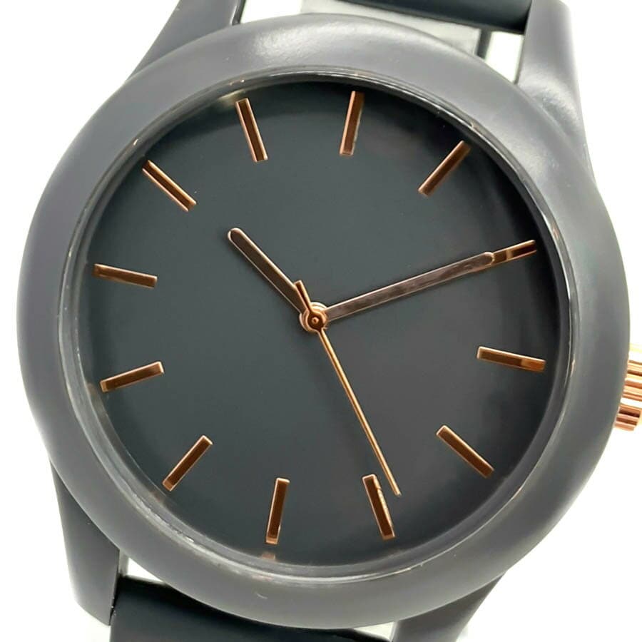 [New]RENEE Rene mens Quartz watch round everyday life waterproofing ...