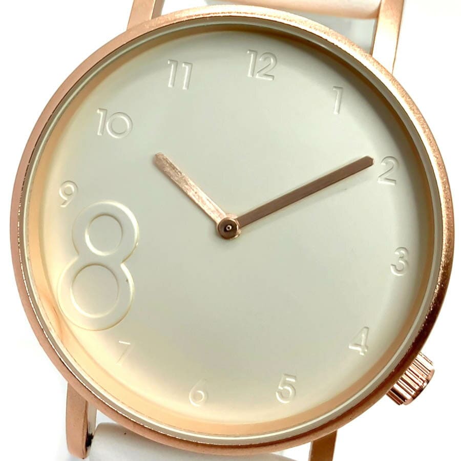 [New]RENEE Rene mens Quartz watch round everyday life waterproofing ...