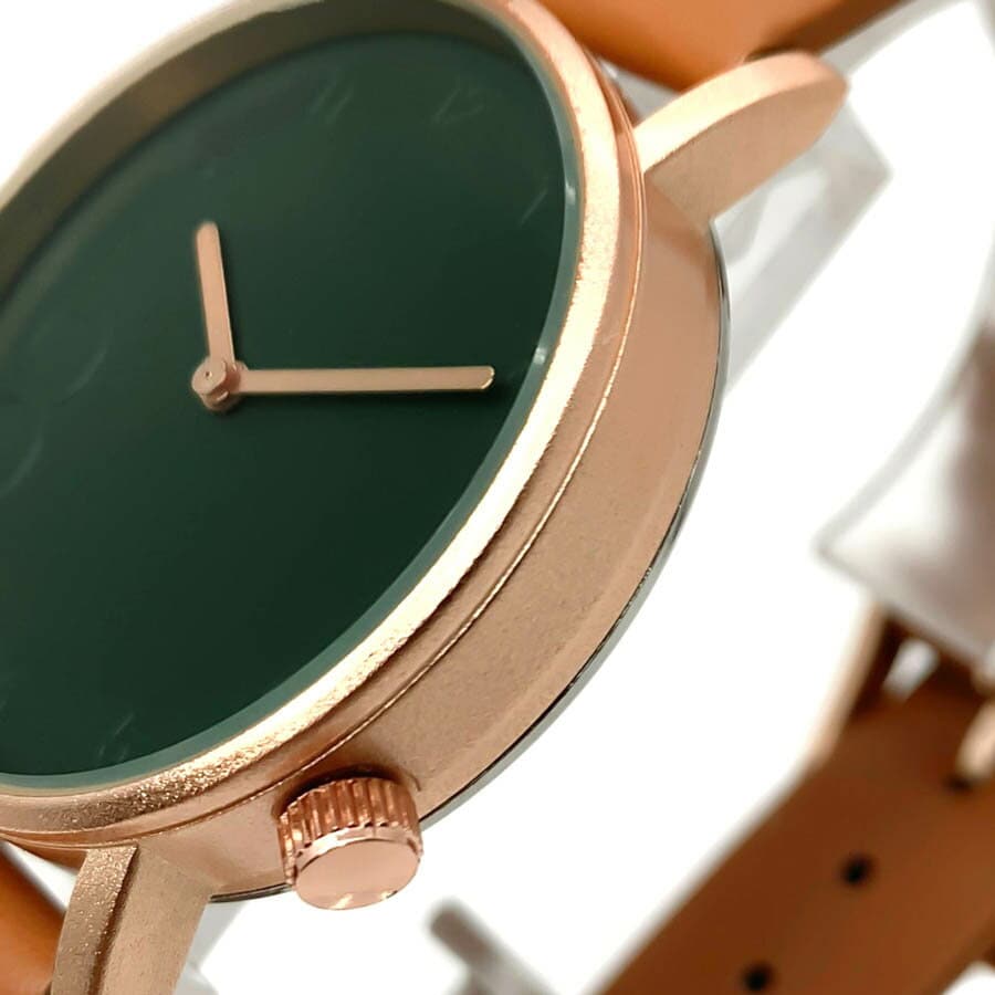 [New]RENEE Rene mens Quartz watch round everyday life waterproofing ...