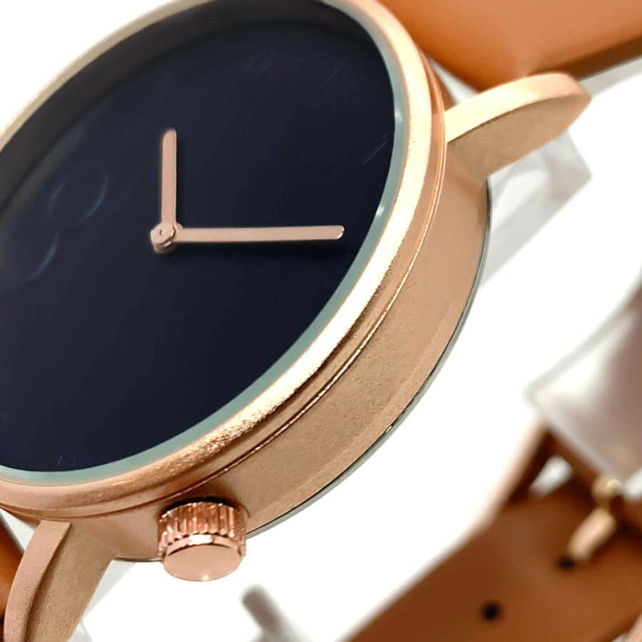 [New]RENEE Rene mens Quartz watch round everyday life waterproofing ...
