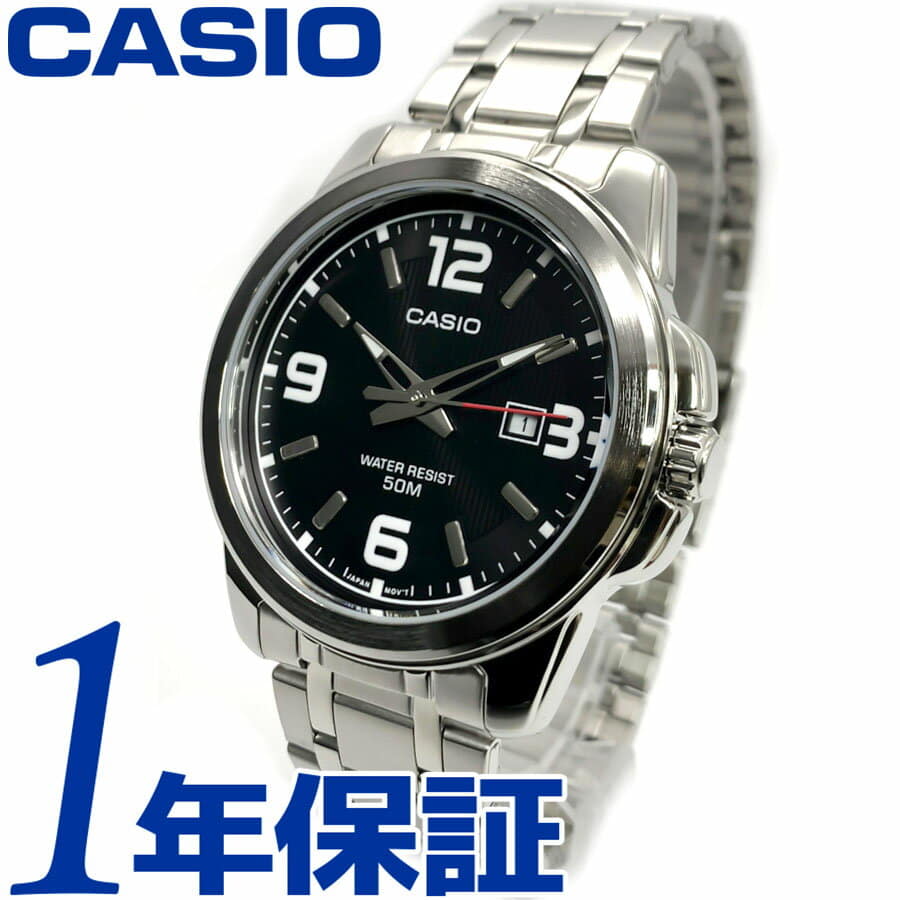 [New]CASIO Casio mens analog round quartz 5 bar water resistant three ...