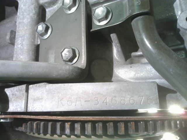 [Used]K6A Engine SUZUKI MR Wagon 2006 DBA-MF22S 1120058J01 - BE FORWARD Auto Parts