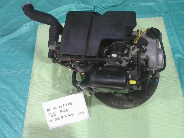 [Used]K6A Engine SUZUKI MR Wagon 2006 DBA-MF22S 1120058J01 - BE FORWARD Auto Parts
