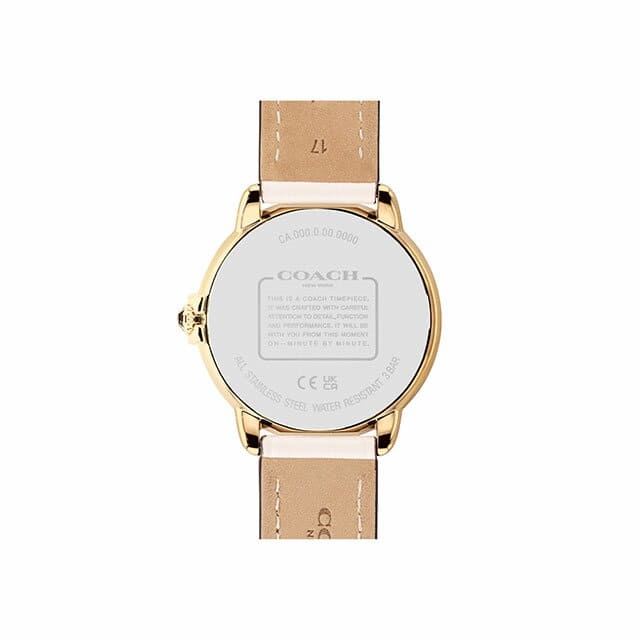 [New]It is white gold round beauty on coach COACH Arden 36mm round GP ...